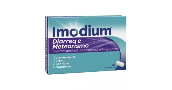 Imodium Diarrea E Meteorismi 12compresse
