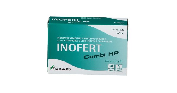 Inofert Combi HP 20 Capsule SoftGel - Integratore per ovaio policistico