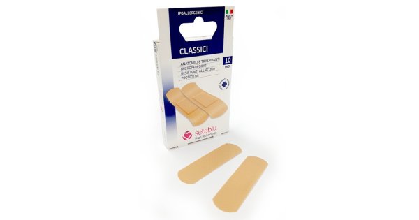 SETA BLU - CEROTTI ANATOMICI MEDI 10 PEZZI
