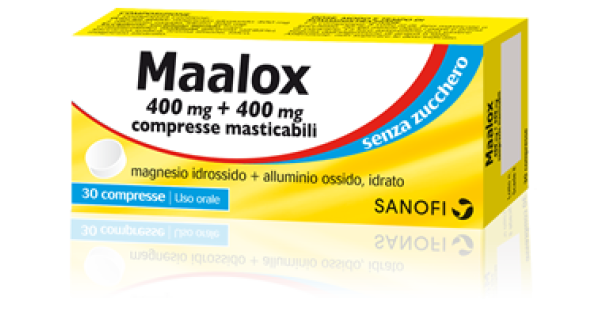 OPELLA HEALTHCARE ITALY Srl Maalox senza zucchero 30 compresse al limone