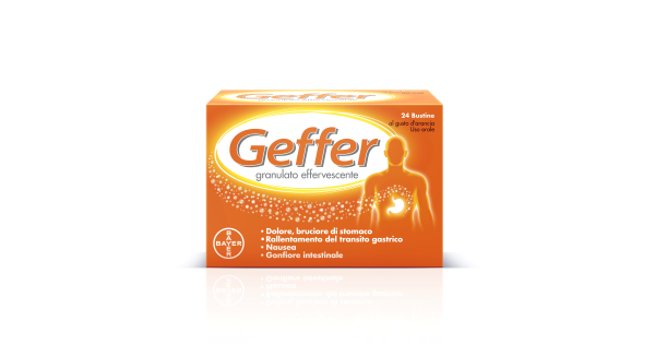 BAYER SpA Geffer granulato effervescente 24 bustine 5