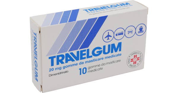 Travelgum 10gomme Masticabili 20mg
