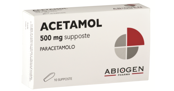 ACETAMOL*BB 10 SUP. 500 MG